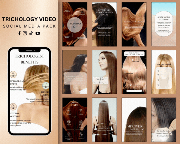 TRICHOLOGY Video Templates – ESTHETICIANSPACE