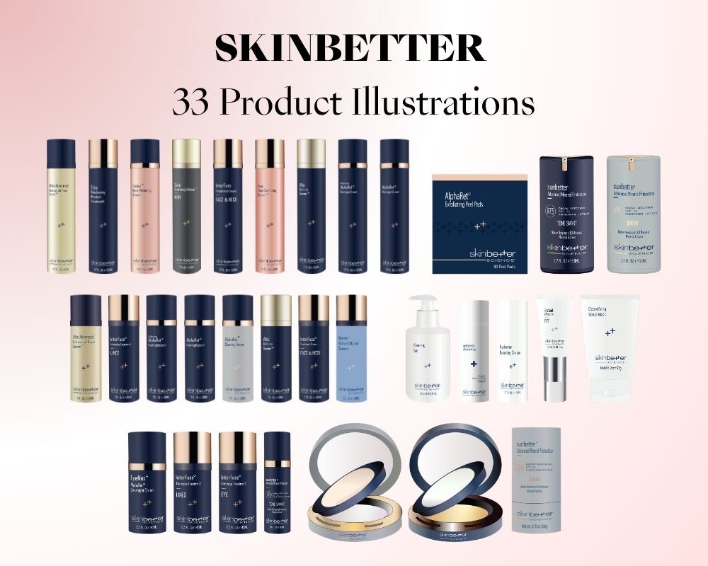 SkinBetter Product Illustrations Pack – ESTHETICIANSPACE