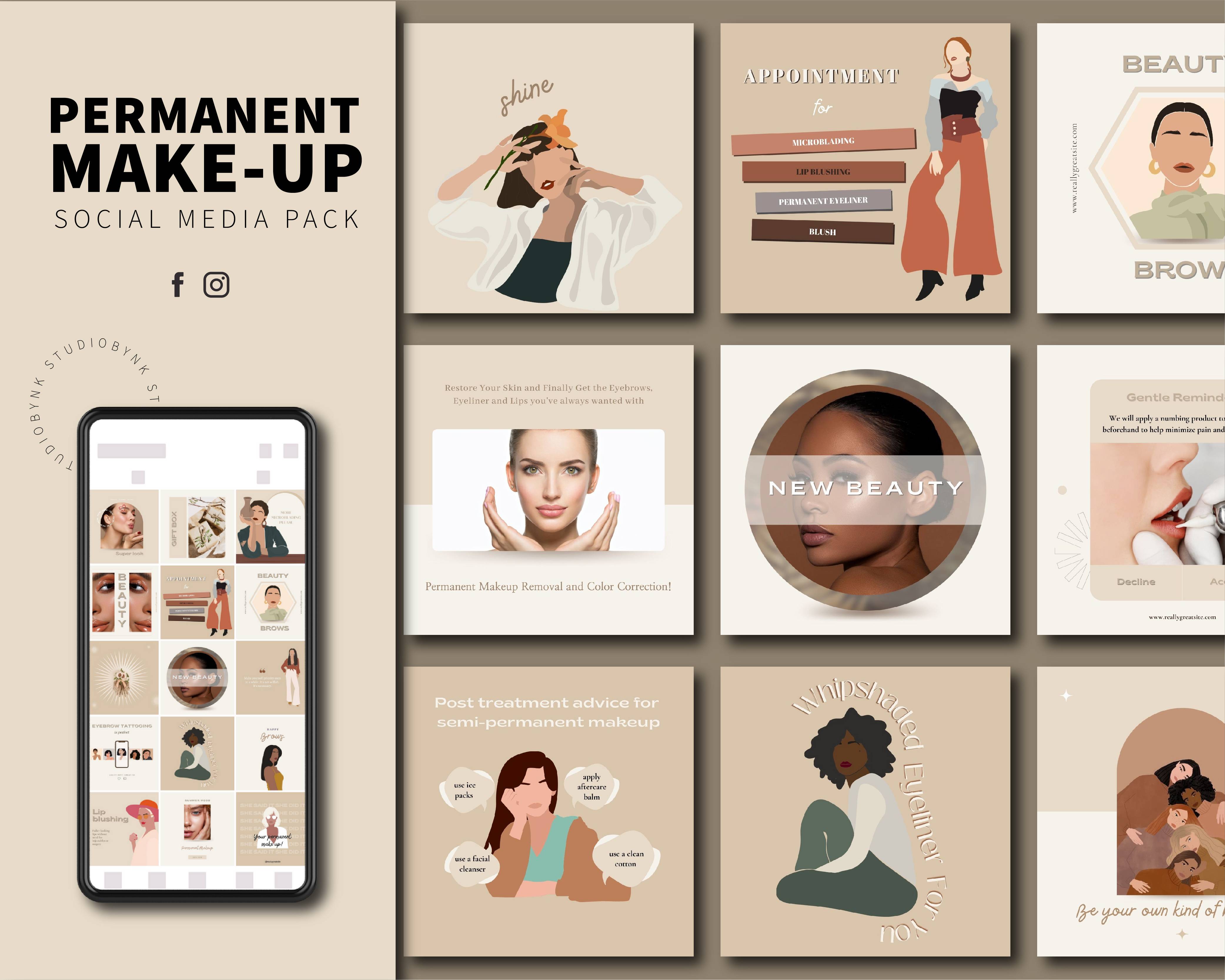 PERMANENT MAKE-UP PACK – ESTHETICIANSPACE